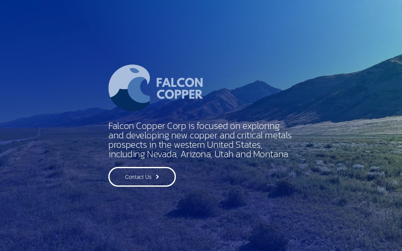 Falcon Copper Corp